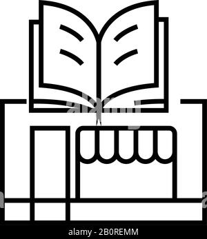 Thriller book icon. Outline thriller book vector icon for web design ...