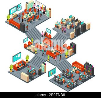 Isometric People Isometric businessmen, businessman and business woman ...
