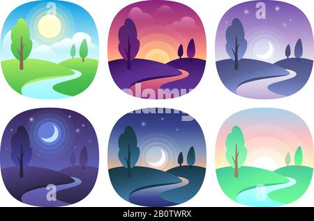 Sunrise, Sunset, Sun icon design concept Stock Vector Image & Art - Alamy
