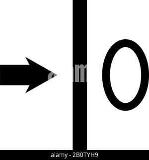 Designation on the wallpaper symbol black color set solid style vector ...