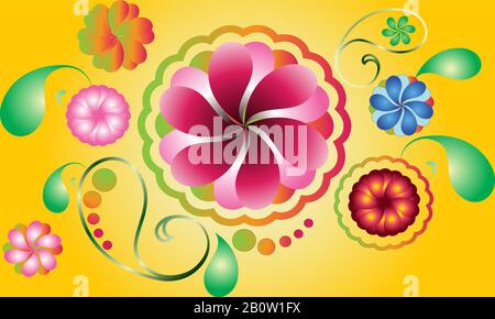 Natural chic boho blue flower seamless pattern in ditzy wildflower ...