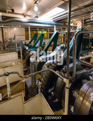 Scott piston engine detail Stock Photo - Alamy