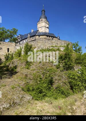 Falkenstein Castle, Falkenstein/Harz, Saxony-Anhalt, Germany Stock ...
