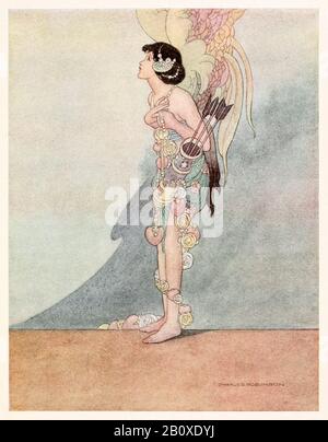 Illustration from a Victorian children's coloured book of occupations ...