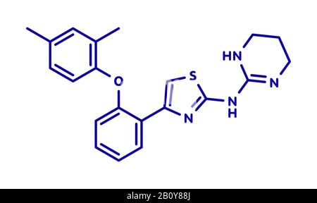 Abafungin antifungal drug molecule, illustration Stock Photo - Alamy