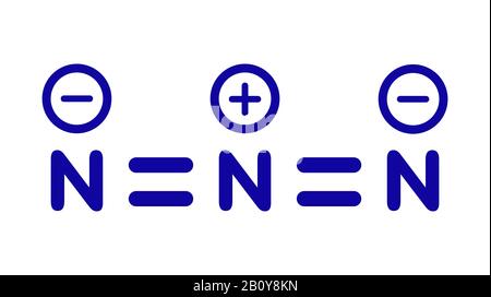 Azide anion chemical structure, illustration Stock Photo - Alamy