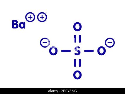 Barite, a barium sulfate mineral, BaSO4 Stock Photo: 28008101 - Alamy