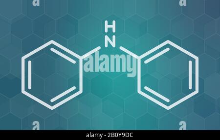 Diphenylamine antioxidant molecule, illustration Stock Photo - Alamy