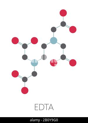 EDTA complexing agent molecule, illustration Stock Photo - Alamy