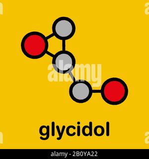 Glycidol molecule, illustration Stock Photo - Alamy