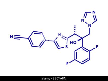Isavuconazonium sulfate triazole antifungal drug Stock Photo - Alamy