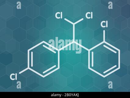 Mitotane cancer drug molecule, illustration Stock Photo - Alamy