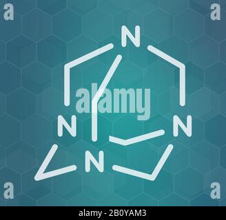 Methenamine molecule, illustration Stock Photo - Alamy