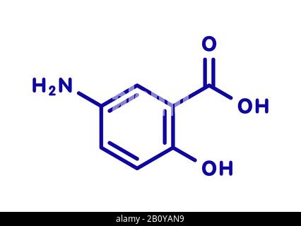 Mesalazine (mesalamine, 5-aminosalicylic acid, 5-ASA) inflammatory ...