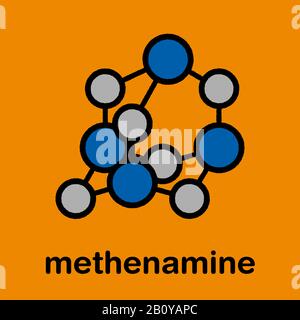 Methenamine molecule, illustration Stock Photo - Alamy