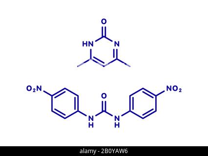 Nicarbazin coccidiostat mixture, illustration Stock Photo - Alamy