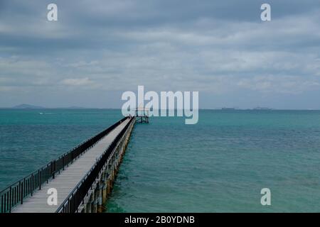 Batam Indonesia - Jetty at Nongsa Beach Stock Photo - Alamy