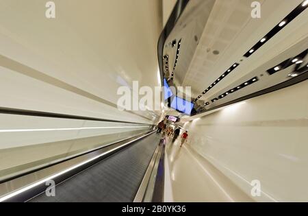Modern stairs in Burj Khalifa, Dubai, United Arab Emirates Stock Photo ...