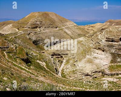Machaerus Fortress, Palace of Herod at Ain Zarqa, Madaba Province on ...
