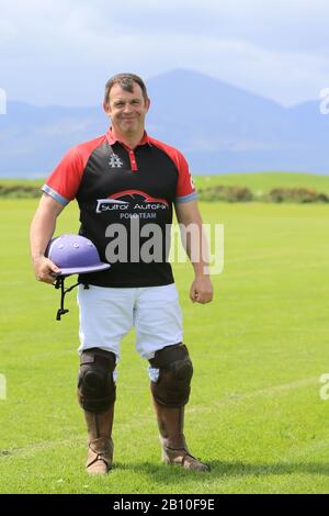 Tyrella House Polo player Richard Suitor at Tyrella House, County Down ...