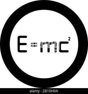 E mc squared Energy formula physical law E mc sign e equal mc 2 ...