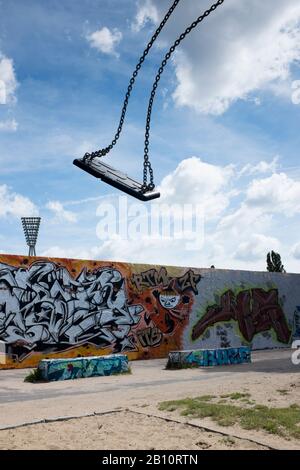 Berlin, Germany. Mauerpark Graffiti, Mural and Urban Street Art ...