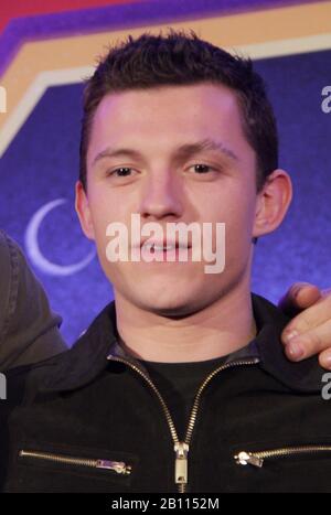 Tom Holland Photocall of the press conference of the movie -Spider-Man ...