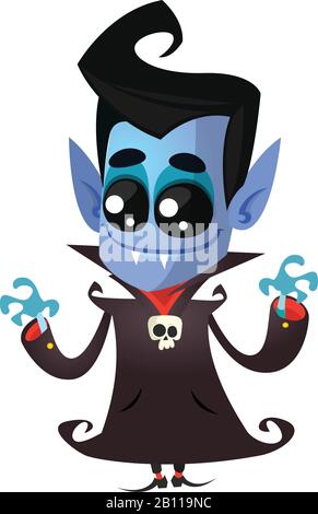cute cartoon halloween bat with speech bubble Stock Vector Image & Art ...