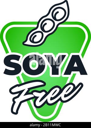 Soybean label (symbol) vector illustration Stock Vector Image & Art - Alamy