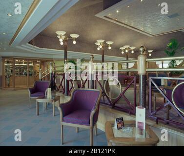 Dated Interior of a new Stakis Hotel, in Newbury, south east England ...