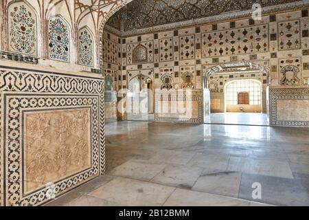 interior shot of Amer Fort, Jaipur, Rajasthan, India Stock Photo - Alamy