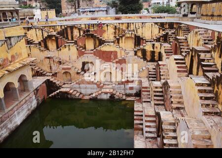 Chand Bawri, Step Well in Abhaneri town, at the Rajasthan region in ...