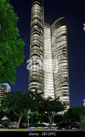 ADIA Building low angle shot, Abu Dhabi, UAE Stock Photo - Alamy