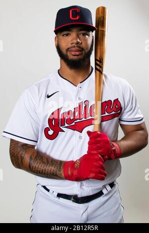 Cleveland Indians first basemen Bobby Bradley poses for a portrait ...