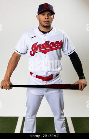 Cleveland Indians second basemen Cesar Hernandez poses for a portrait ...