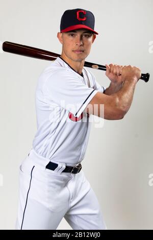 Cleveland Indians second basemen Tyler Krieger poses for a portrait ...