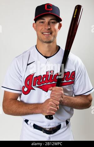 Cleveland Indians second basemen Tyler Krieger poses for a portrait ...