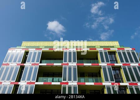 Details, bioreactor facade, BIQ, algae building, IBA, Internationale ...