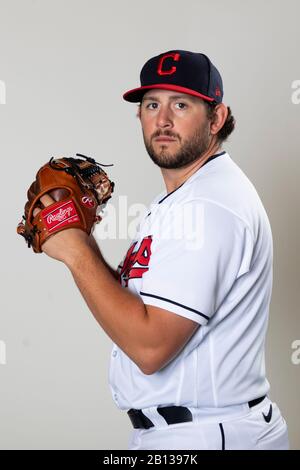 Cleveland Indians pitcher Dominic Leone delivers in the fifth inning of ...