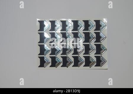 Vintage Angle Sticker for Photo Album Stock Photo - Alamy