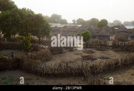 Village life in Guinea Stock Photo - Alamy
