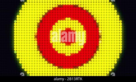 LED screen dots abstract background, 3d rendering computer generating ...