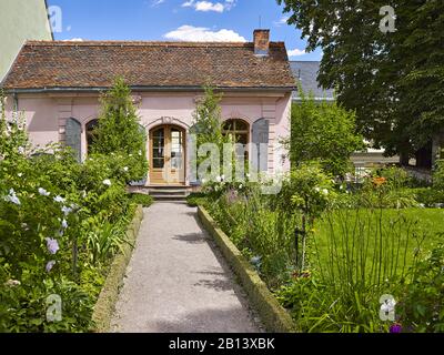 Biedermeier garden from Kirms-Krackow House, Weimar, Thuringia, Germany ...