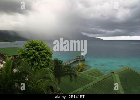 Panuba Inn Resort on the beach of Panuba, Pulau Tioman Island, Malaysia ...