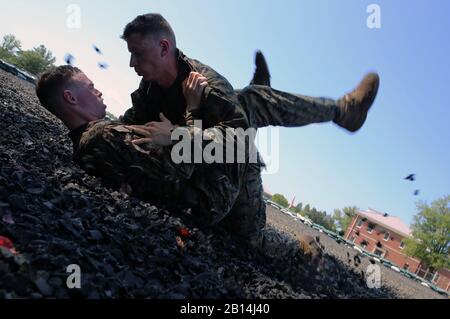 Marine Corps Embassy Security Group Commanding Officer and Sergeant ...