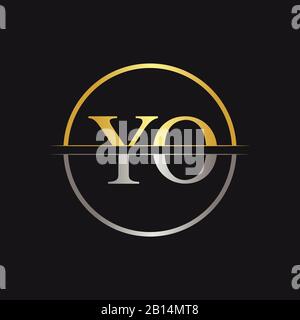 Alphabet letter icon logo YO Stock Vector Image & Art - Alamy