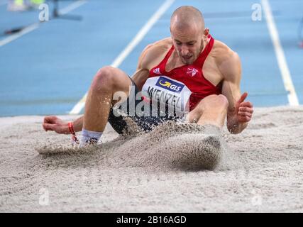 Leipzig, Germany. 23rd Feb, 2020. Athletics/hall: German championship ...