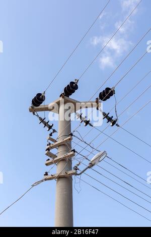 telegraph / utility pole in Turkey Stock Photo - Alamy