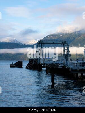 Porteau Cove dock and boat launch in Lions Bay, British Columbia ...