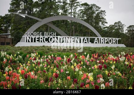 IAH, Houston Intercontinental Airport, Houston, TX, USA - cleaning man ...
